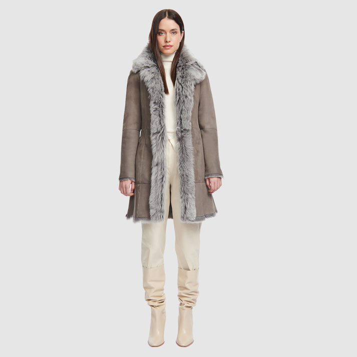 Women's Dorian Grey Reversible Shearling Jacket – HiSO